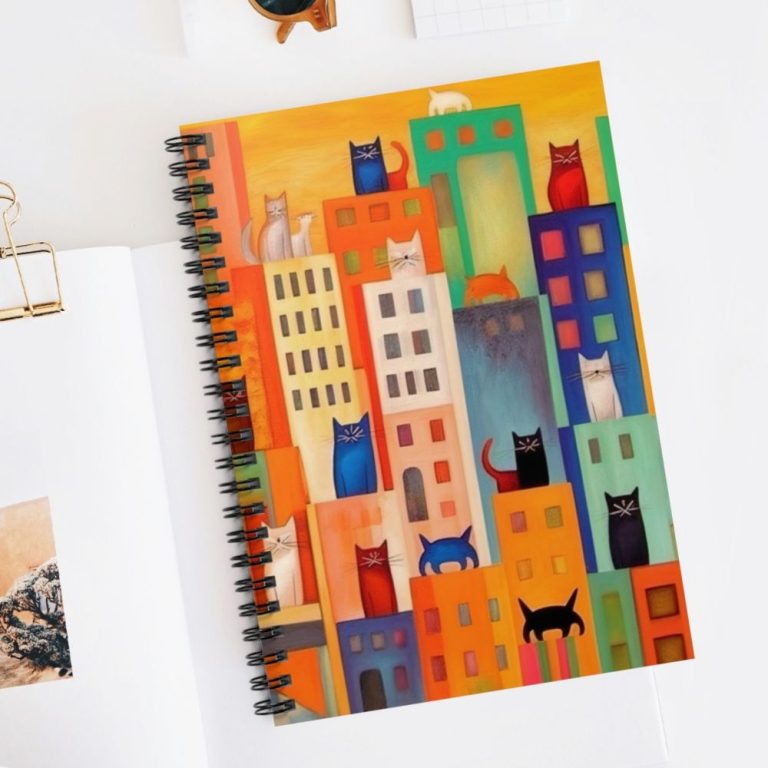 Cat Diary, Notebooks & Journals - HAPPY CATOPIA