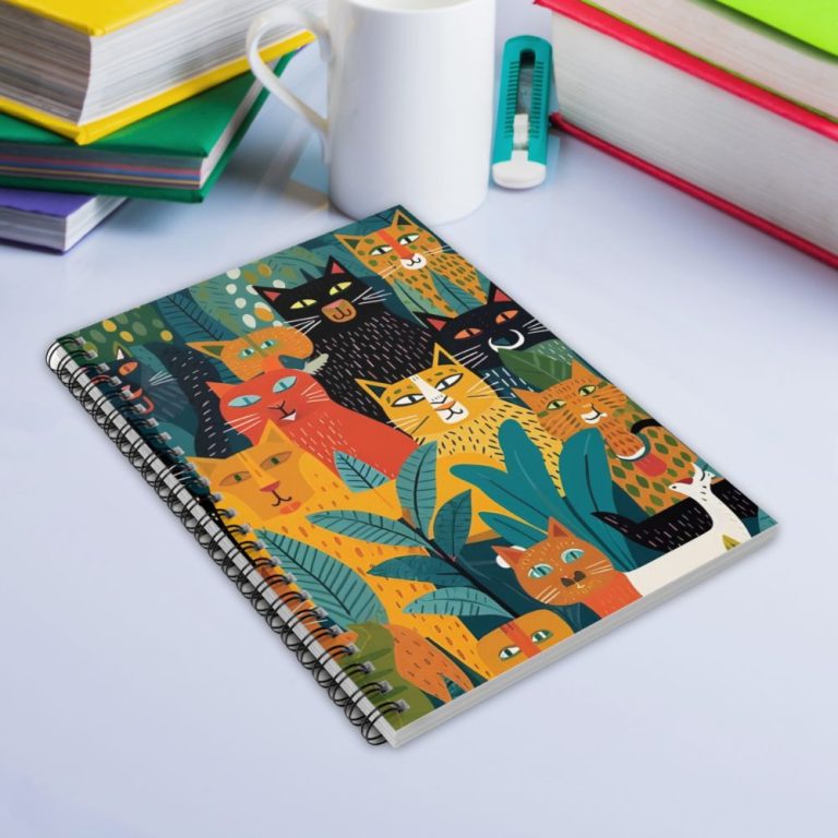 Jungle Cat Spiral Notebook | Big Cats for Untamed Dreams